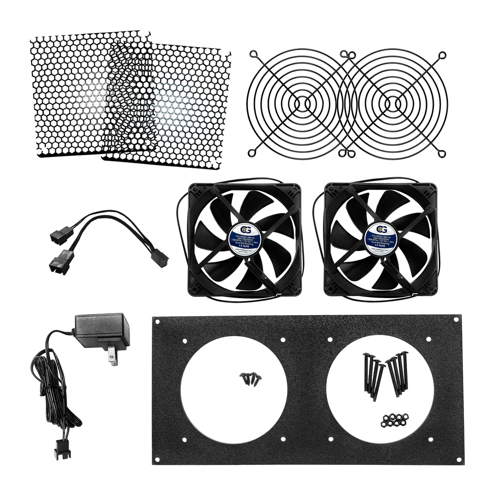 Dual 120mm Fan Cooling Kit - Coolerguys