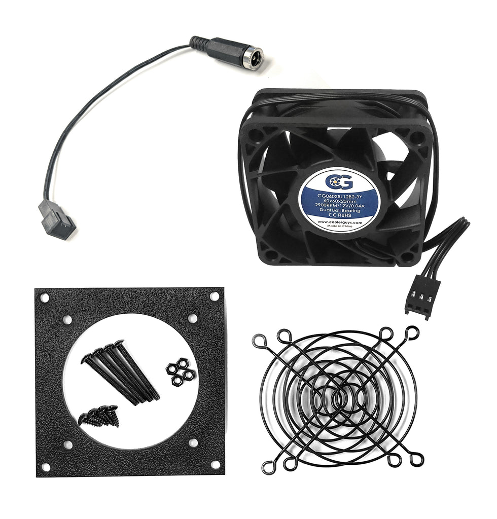 Coolerguys 3.5 Inch Single 60mm Fan Cooling Kit