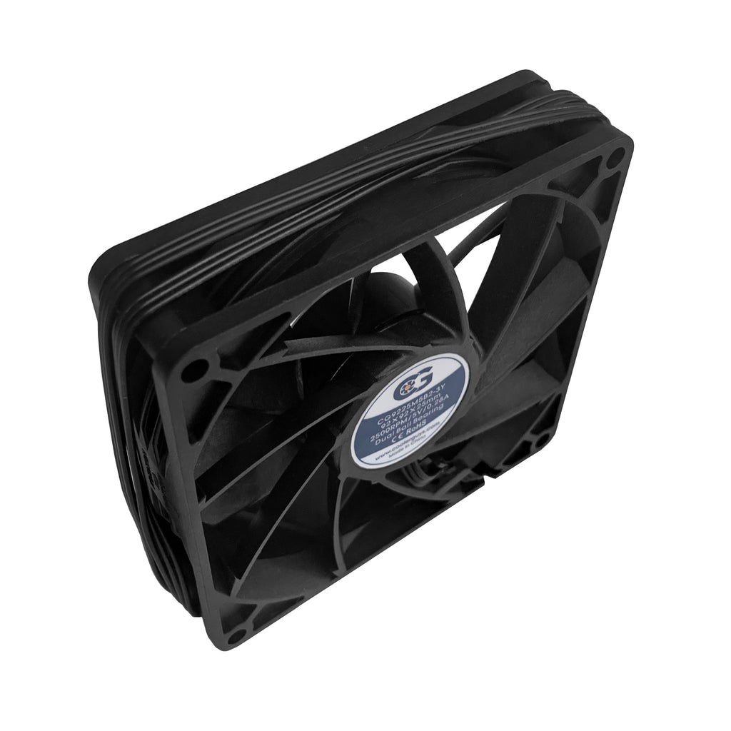 Coolerguys 92x92x25mm 5 VDC 3Pin Medium Speed Fan CG9225M5B2-3Y