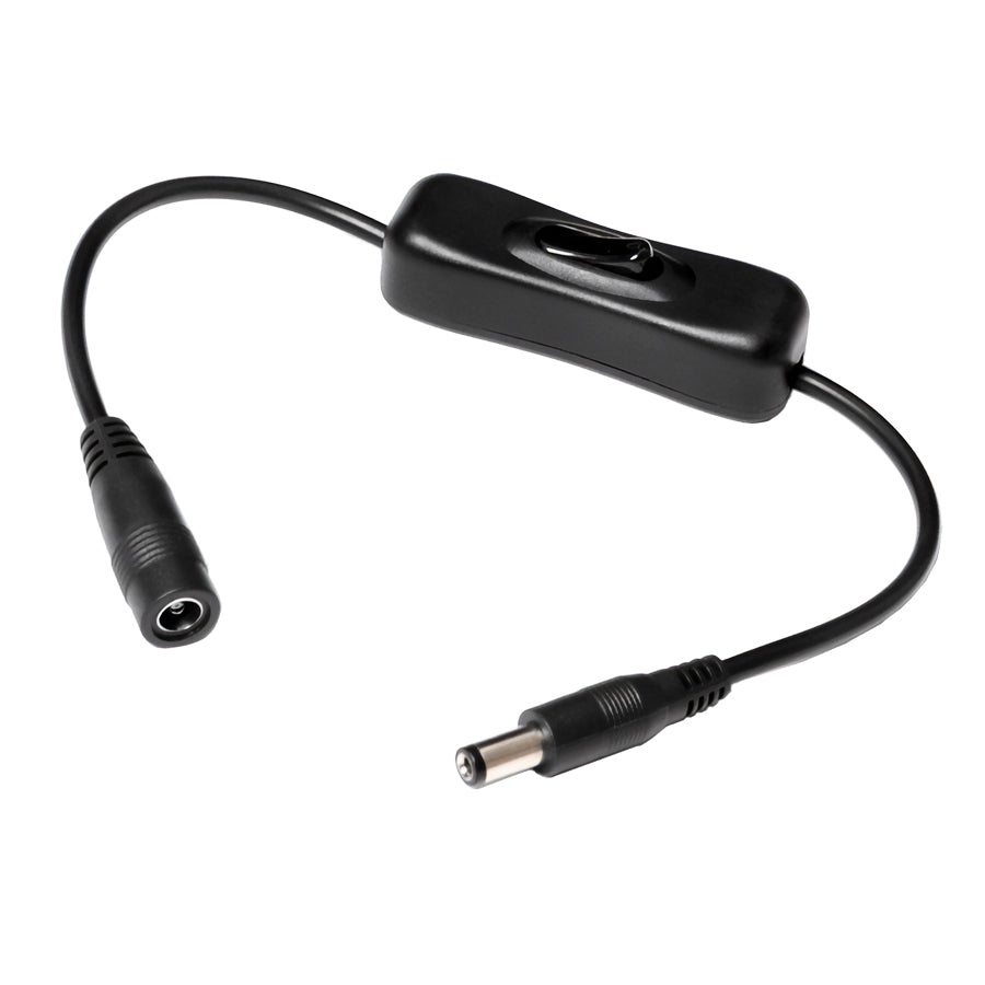 5.5mm x 2.1mm Inline Power Switch For Arduino Boards and LED Light Str ...