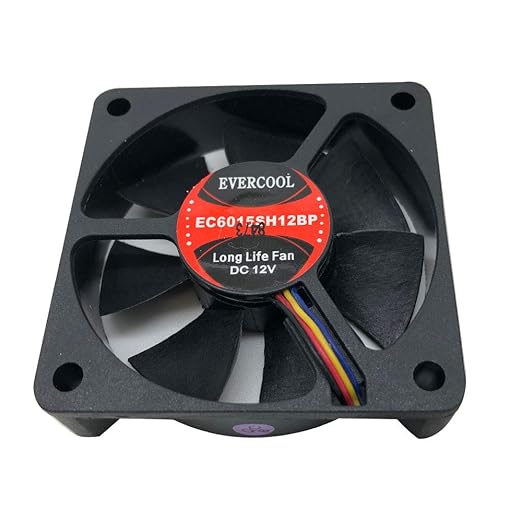 Evercool 60×60×15mm High Speed 12 Volt Fan EC6015SH12BP – Coolerguys