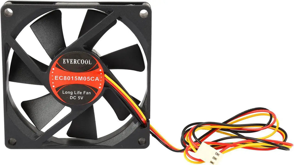 Evercool 80×80×15mm Medium Speed 5 Volt Fan EC8015M05CA – Coolerguys