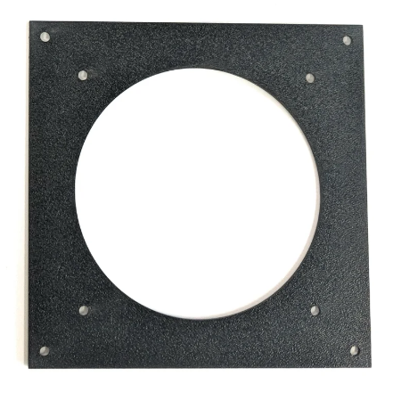 Coolerguys Single 140mm Fan Bracket - 3mm Black ABS with 1*140mm hole