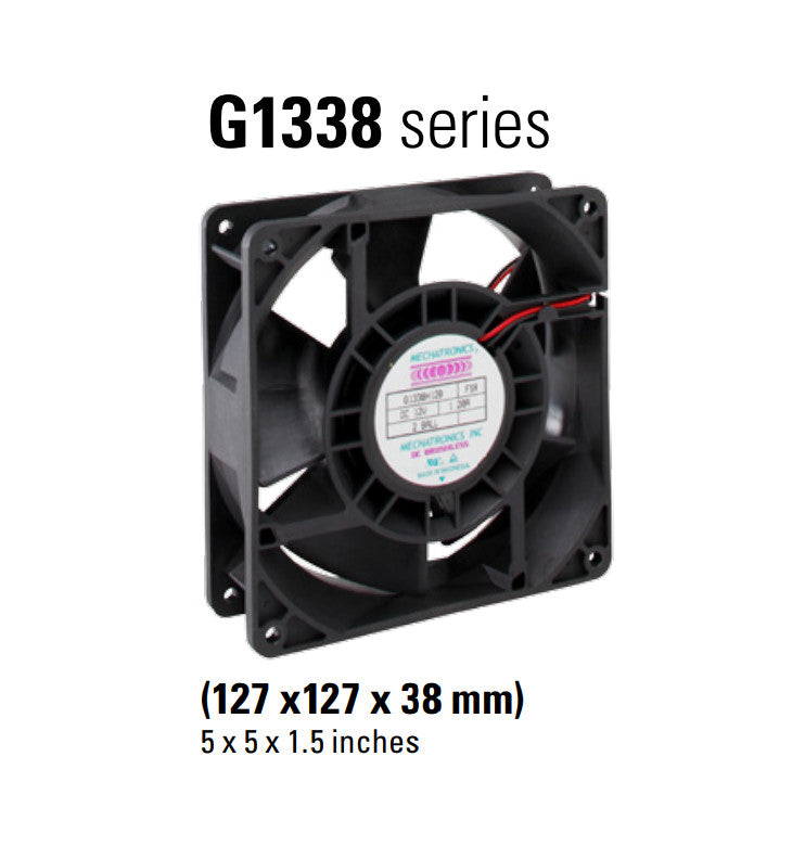Mechatronics 127x127x38mm High Speed Fan G1338H12B1-FSR – Coolerguys