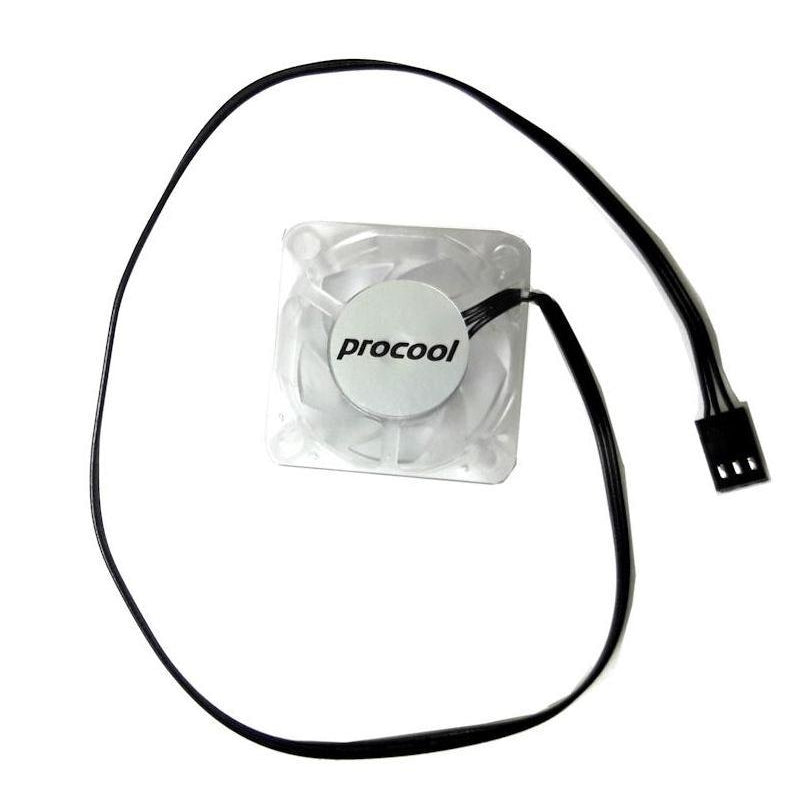 Procool 12 Volt High Output Crystal Fan Blue Leds – Coolerguys