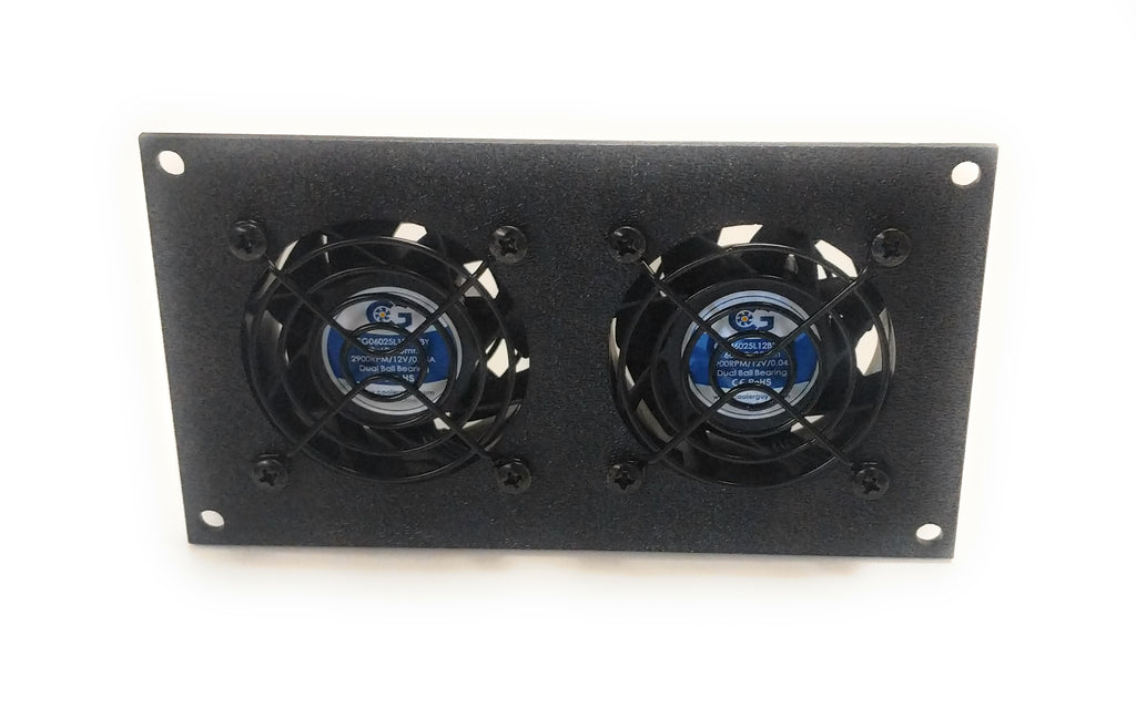 Dual 60mm Fan Cooling Kit with Optional Thermostat - Coolerguys