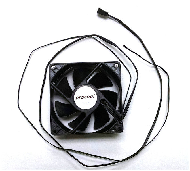 Pro Cool 80x80x25mm 3 Pin 12 Volt Thermistor Fan-SXT80 – Coolerguys
