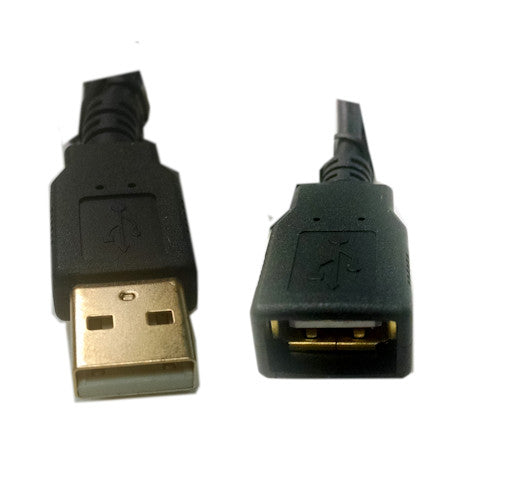 18/36-inch USB Extension Cable Black CG3USB – Coolerguys