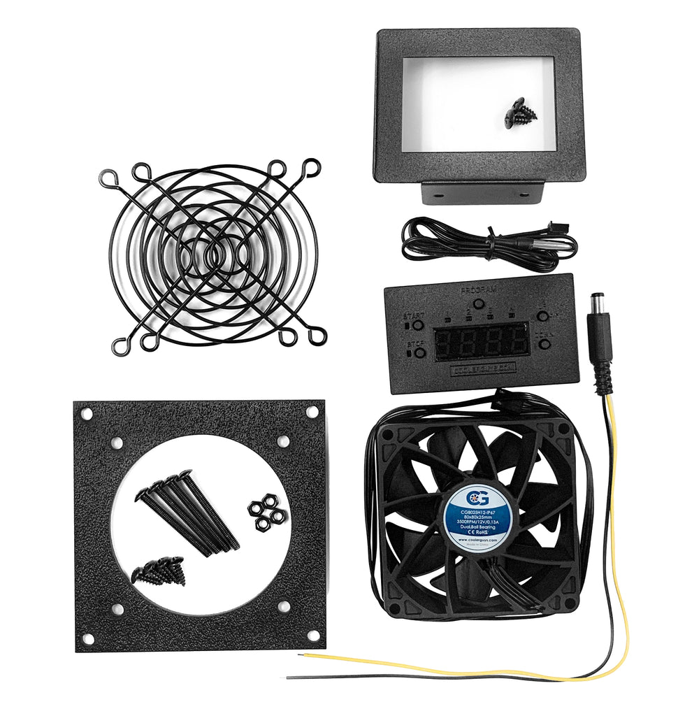 Cooling Kit for RV and Boats (Single 80mm 12v DC IP67 Fan) – Coolerguys