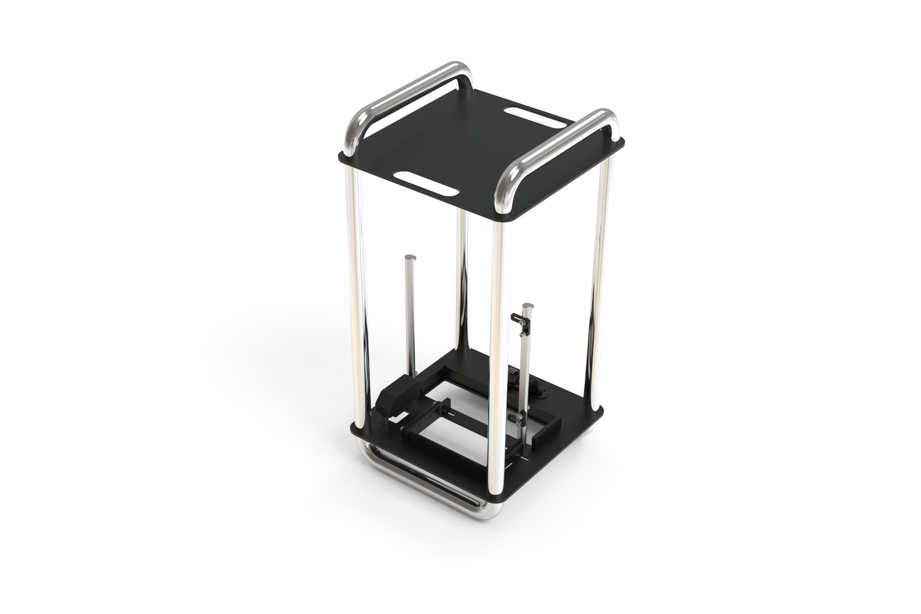 Streacom DA6 Open PC ITX Case Chrome/Black – Coolerguys