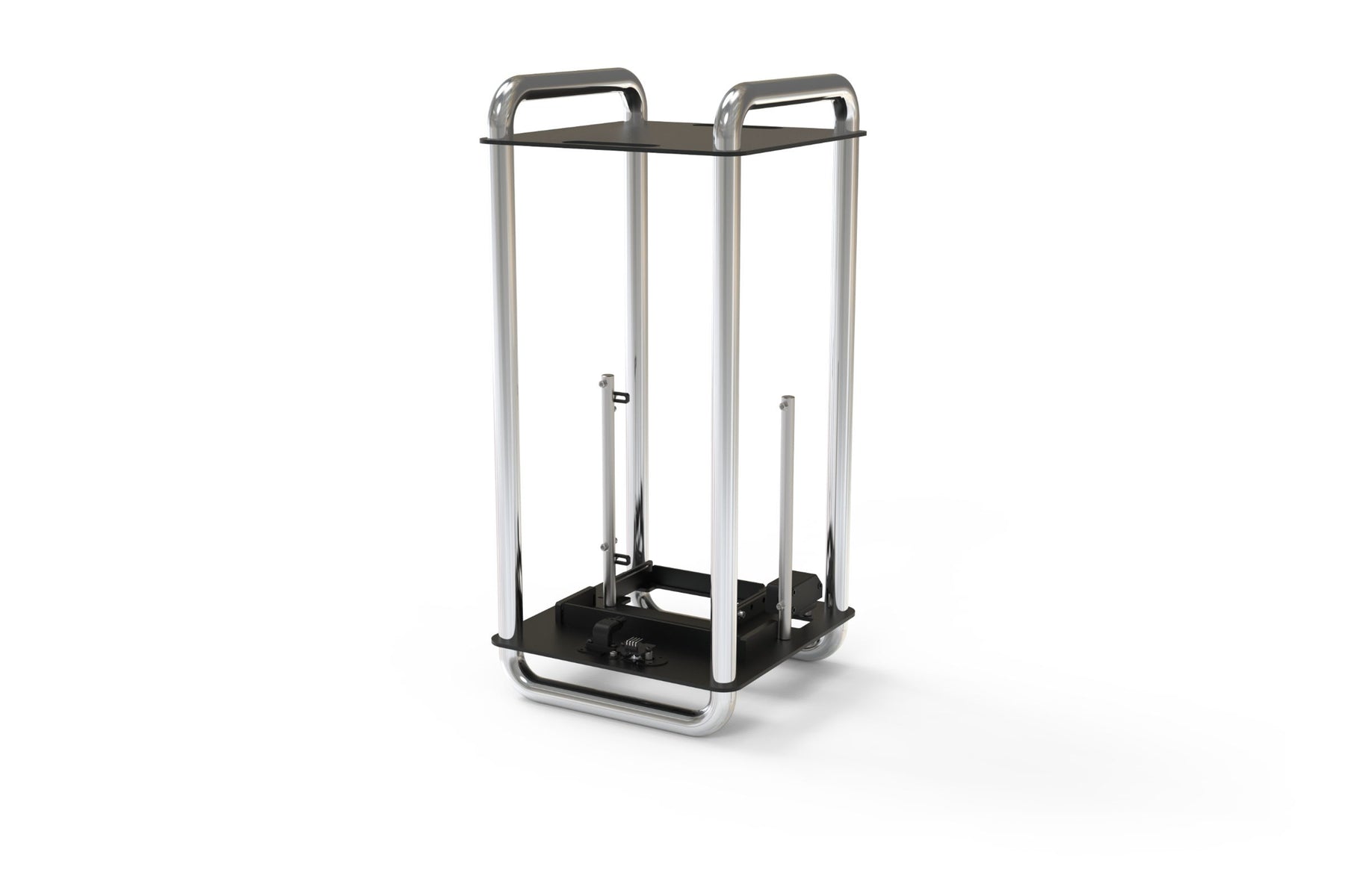 Streacom DA6 XL Open PC ITX Case - Chrome/Black – Coolerguys