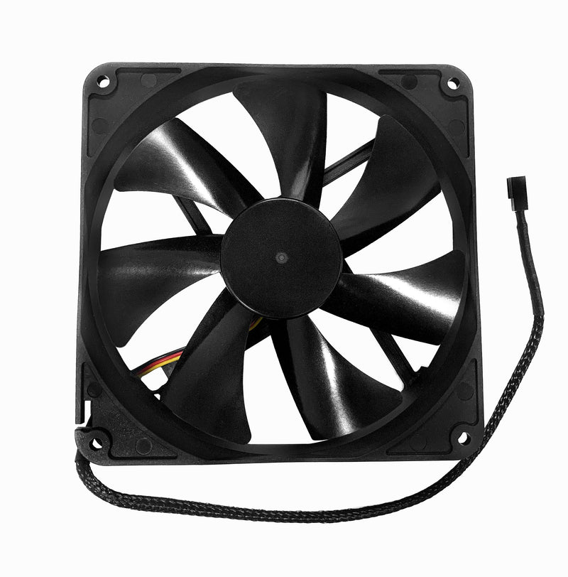 140x140x25mm Dual Ball Bearing Fan CG14025L12B2-3Y - Coolerguys