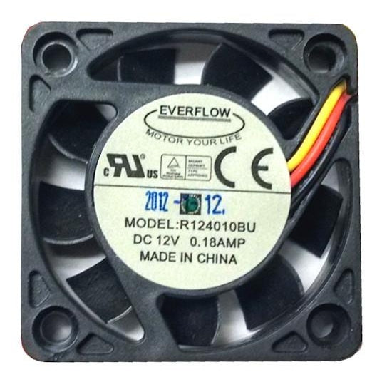 Everflow Ultra Dual Ball Bearing 3 Pin Fan-R1240 – Coolerguys