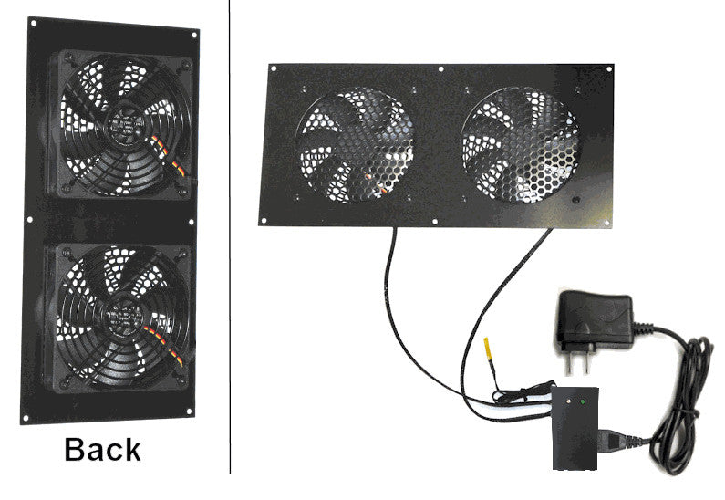 Coolerguys Dual 120mm fans kit with pre-set thermal controller CG-1202