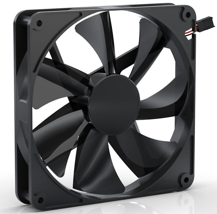 Black Noise Blocker 140x140x25mm NB-BlackSilent PRO PK-3 – Coolerguys