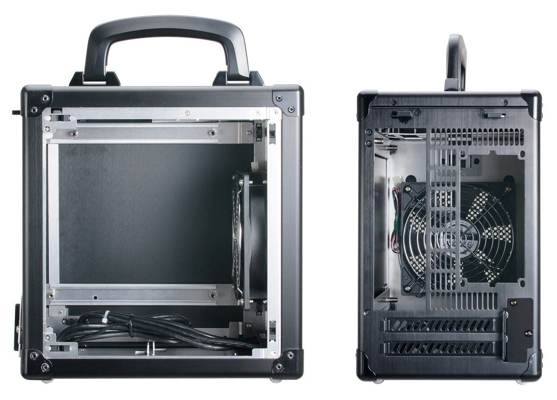 Lian Li PC-TU100B Black Mini Briefcase Style Case – Coolerguys