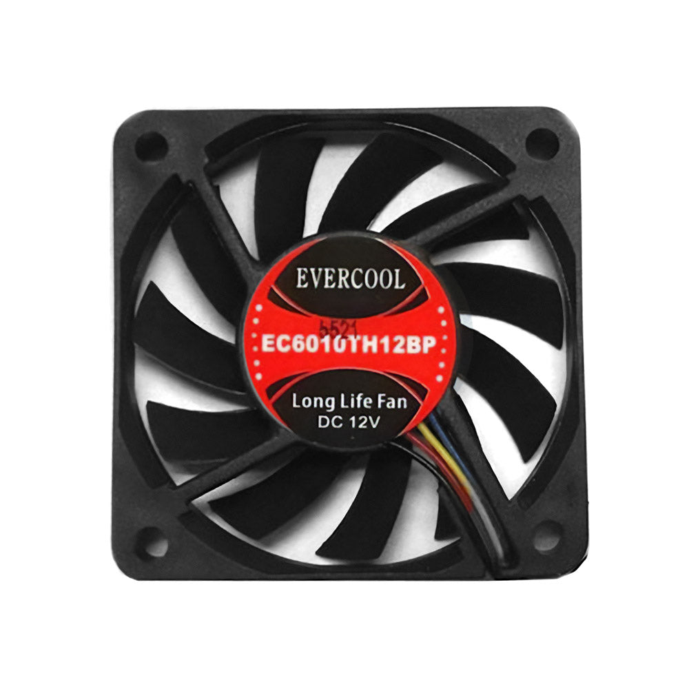 Evercool 60x60x10mm 12 Volt Dual Ball PWM Fan – Coolerguys