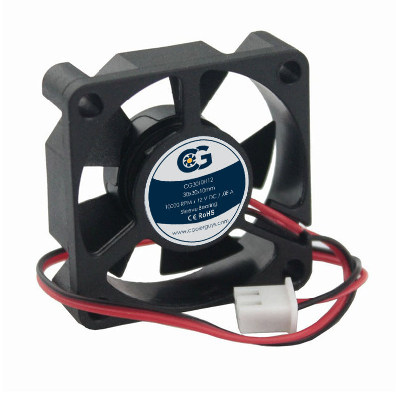 30mm (30x30x10) 12V Cooling Fan - Coolerguys