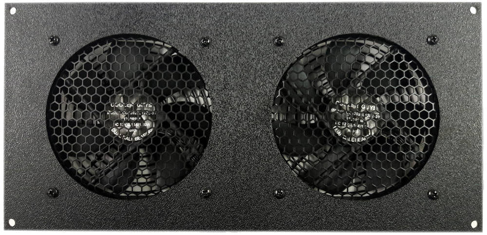 Dual 120mm Fan Cooling Kit with Thermal Controller - Coolerguys