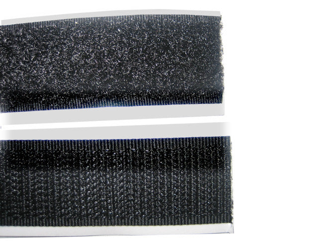 Adhesive Back Hook and Loop Fastener Black/ per Foot – Coolerguys