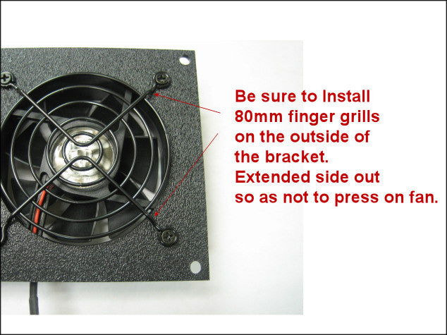 CabCool 801 Single 80mm Fan Cooling kit for Cabinet – Coolerguys