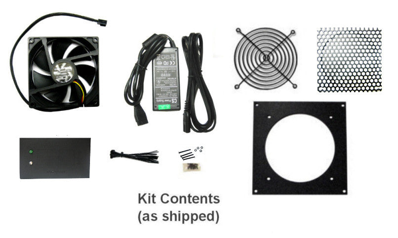 CabCool 901 Single 92mm Fan Cooling Kit for Cabinet – Coolerguys