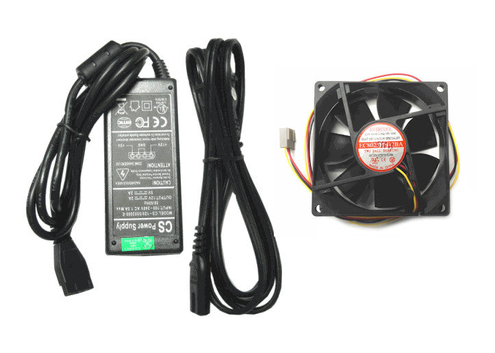 Coolerguys 2U Bracket with four High Speed Evercool 80mm Fans