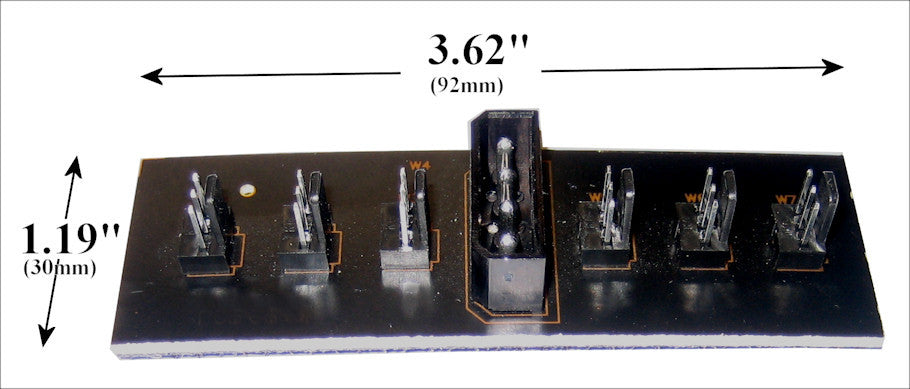 4 Pin 12 Volt Molex To 6 Port 3 Pin Power Hub – Coolerguys
