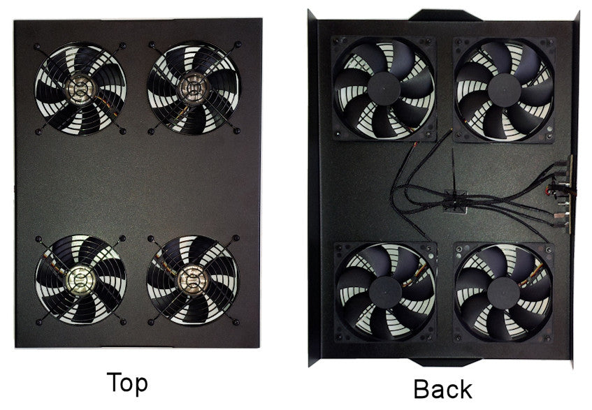 Comcool Stand Deluxe 4 Fan Variable Control CCS 120-4M–Coolerguys