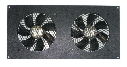 Dual 120mm Bracket Kit with Fan - Coolerguys