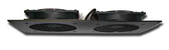 Dual 120mm Bracket Kit with Fan - Coolerguys