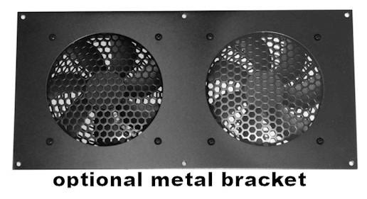 Dual 120mm Bracket Kit with Fan - Coolerguys