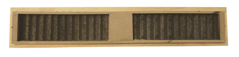 Oak Cabinet Intake Grill with Filter - Coolerguys