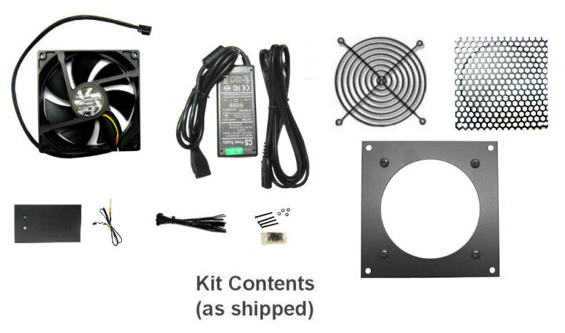 Coolerguys PRO Metal Series 80mm Cooling Kit Thermal Control