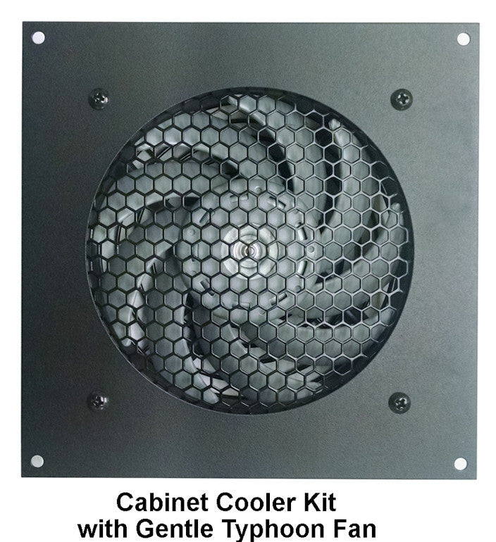 Coolerguys Single Thermal control 120mm AV Cabinet Cooler with Gentle