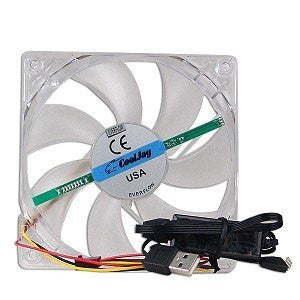 Cooljag Programmable Mini-LED Flash Fan 120 x 25mm EF4-120 – Coolerguys