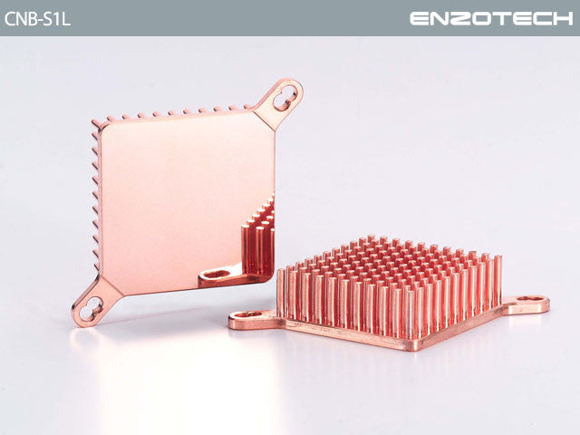 Enzotech One Piece Forged Copper Northbridge Heatsink- Coolerguys