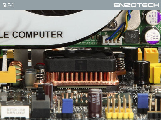Enzotech Pure Copper, Low Profile Heat Sink w-Fan SLF-1 – Coolerguys
