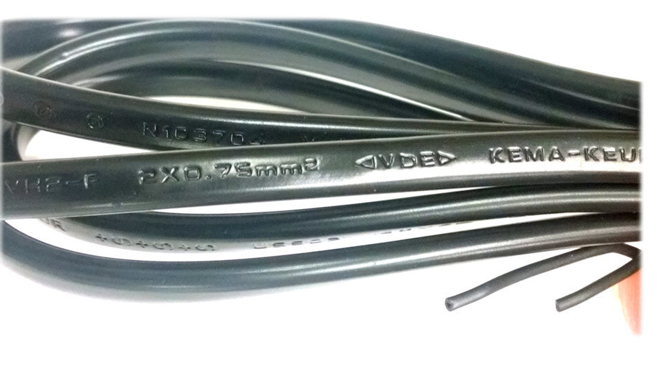EU 2 Prong 2.5A power cord plug "Type C " Molded Power Cord – Coolerguys