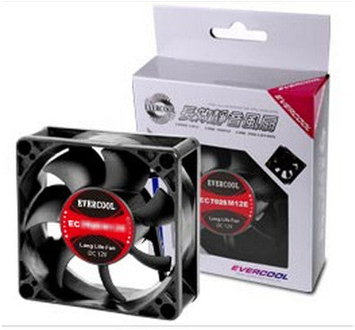 Evercool 70x70x25mm High Speed PWM Fan EC7025SH12BP – Coolerguys