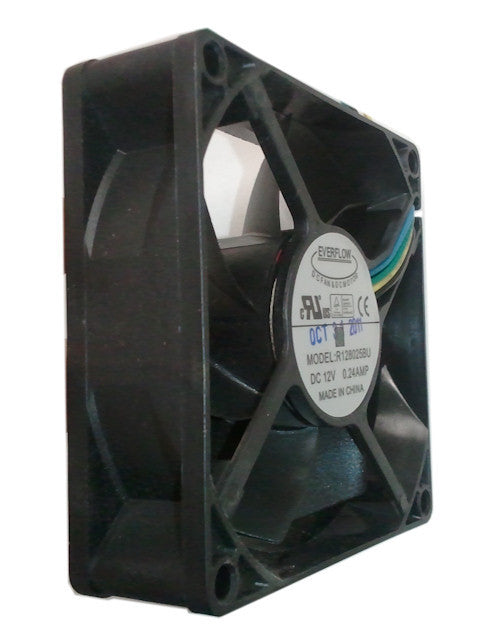 Everflow 80x80x25mm Dual Ball Bearing PWM Fan R128025BU-AF – Coolerguys