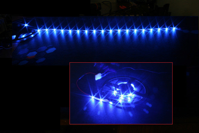 HT 60 LED Flexible Light Strip 78 inch 12 volt Blue – Coolerguys