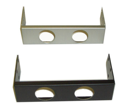 Lian Li 3.5in drive bay cover w/dual switch holes, Silver – Coolerguys