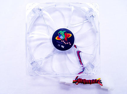 Logisys 120x120x25mm Green Quad LED Case Fan CF120GN – Coolerguys
