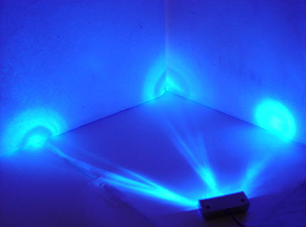 Logisys 3 LED Blue Lazer light #MDLED1BL – Coolerguys