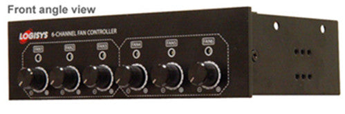 Logisys 6 Channel Fan Controller Bay Device FP600BK – Coolerguys