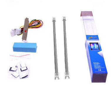 Logisys 8 Inch Dual Blue Cold Cathode Light Kit CLK8BL2a – Coolerguys