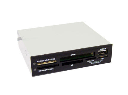 Logisys All in One USB Internal Card Reader Black FP528BK – Coolerguys