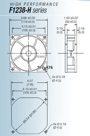 Mechatronics 24 Volt Fan with Locker Rotor Alarm – Coolerguys