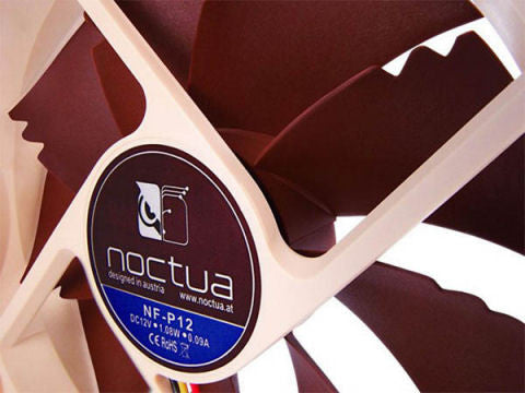 Noctua 120x120x25mm Vortex Control Quiet Computer Fan NF-P12 – Coolerguys